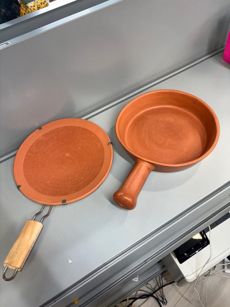 Terracotta Clay Tawa and Fry Pan - Etsy