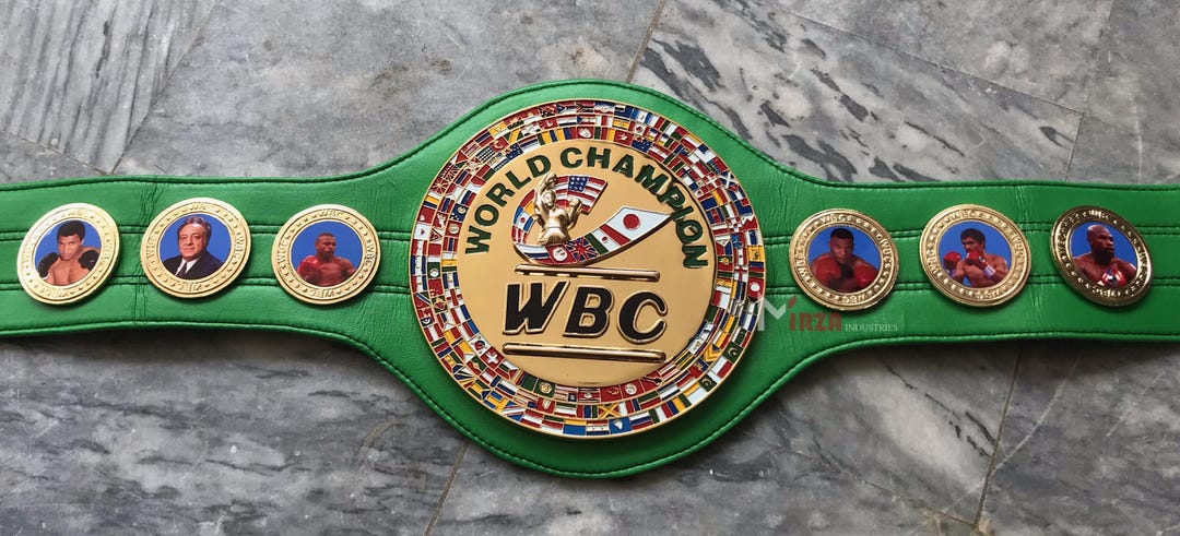 WBC World Boxing Championship Replica Title Belt High Quality Adult ...