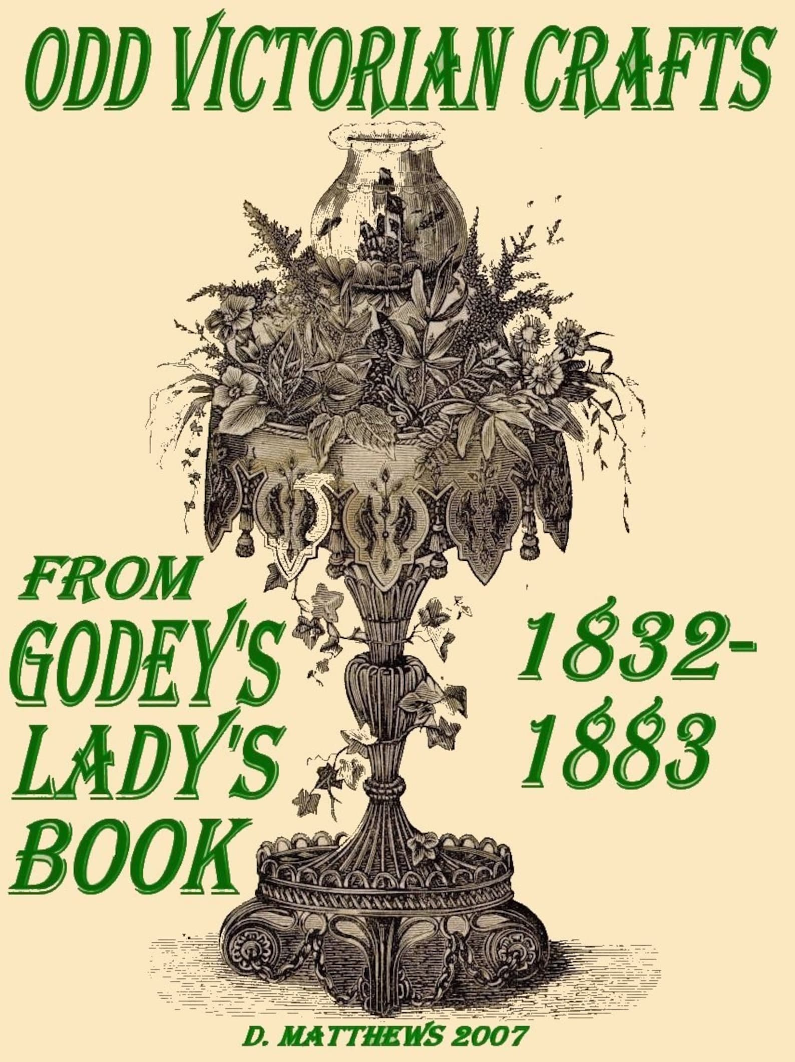 ODD VICTORIAN CRAFTS From Godey's Lady's Book 1800's Ebook Pdf File - Etsy