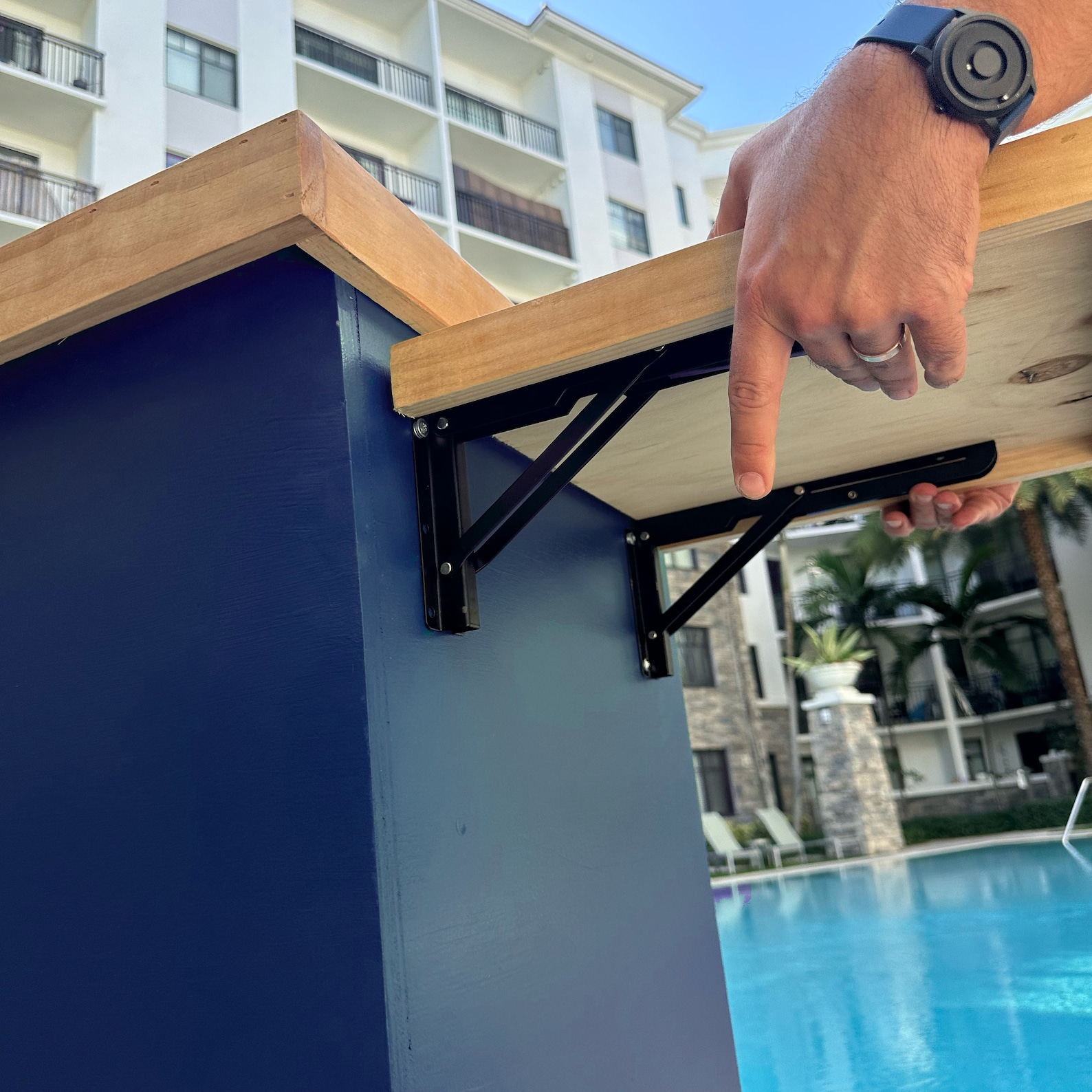 Navy Blue 5ft Mobile Bar Cart, Bar Cart, Mobile Bar, Coffee Cart ...