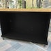 Black 5ft Mobile Bar Cart, Black Cart, Bar Cart, Black Mobile Bar ...