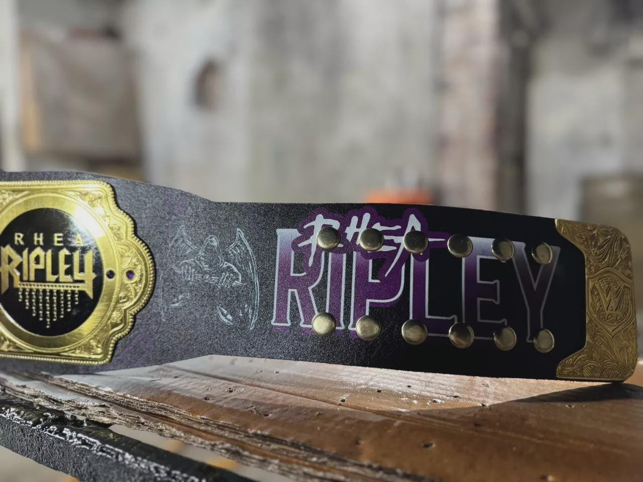 Rhea Ripley Signature Series Women Championship Belt Wrestling Replica ...
