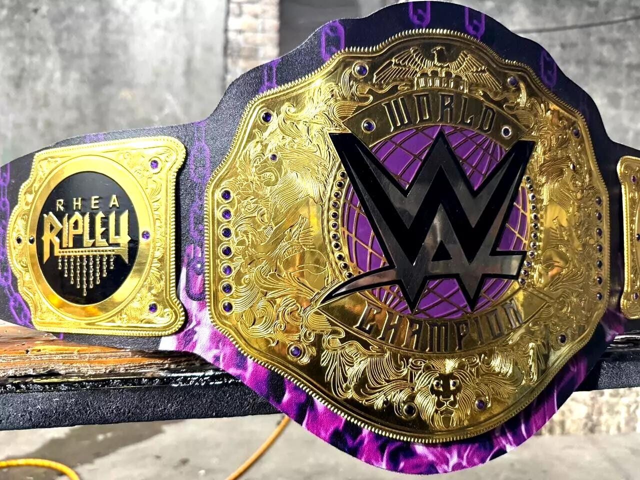 Rhea Ripley Signature Series Women Championship Belt Wrestling Replica ...