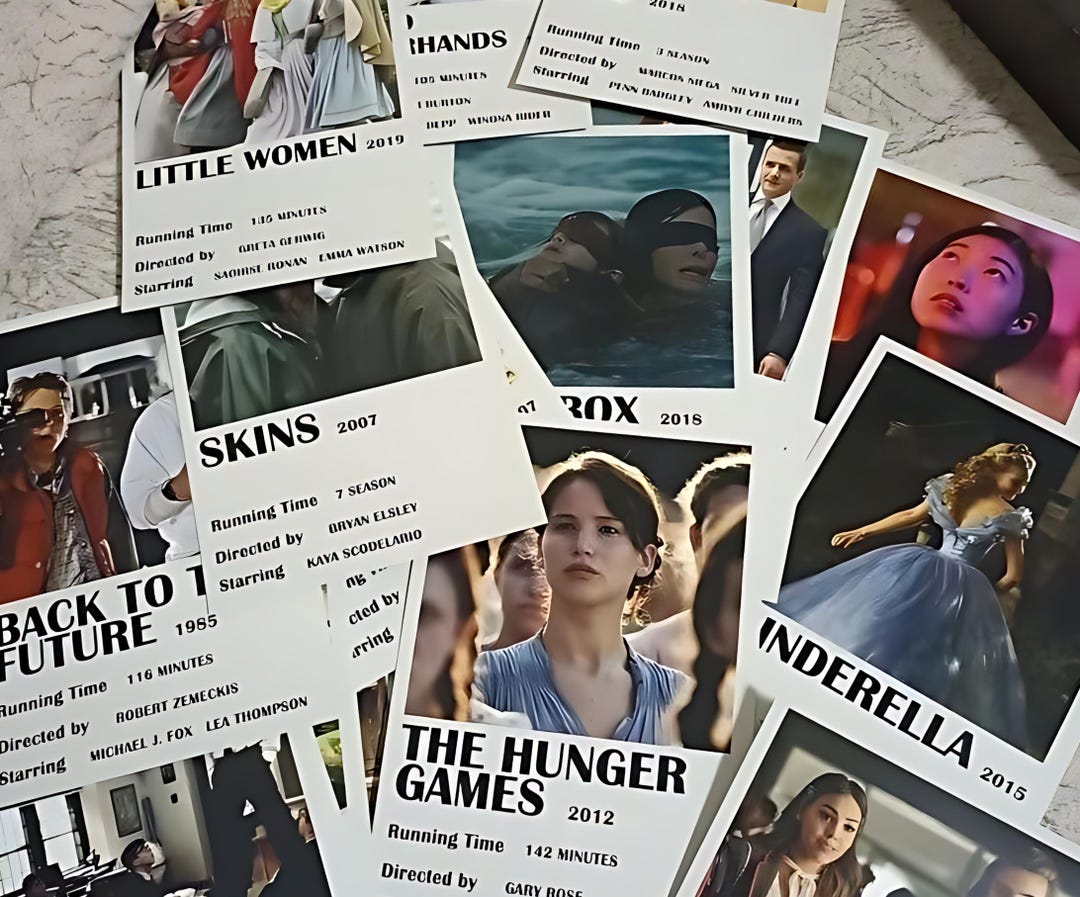 Movie Poster Polaroid Wall Poster Set 50 Piece Movie Poster Collage Kit ...