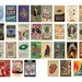 Retro Poster Set 60 Piece Vintage Wall Collage Kit, Room Decor ...