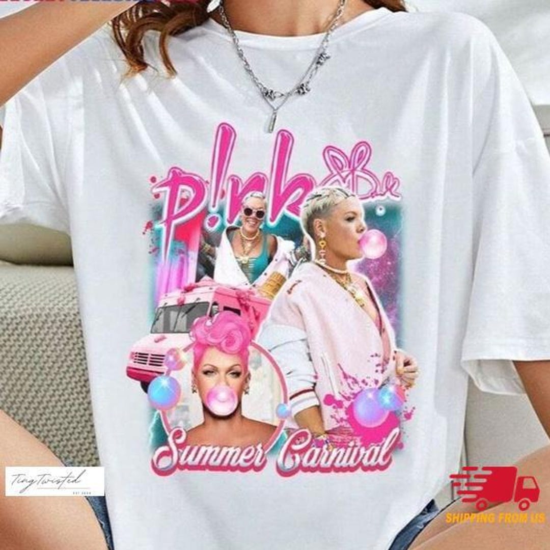 Pnk Pink Singer Shirt, Summer Carnival 2024 Tour Shirt, Trustfall Album ...