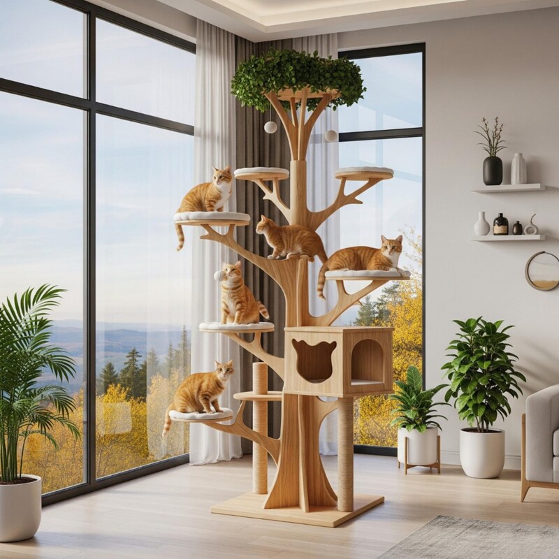 Natural Branch Cat Tree - Etsy