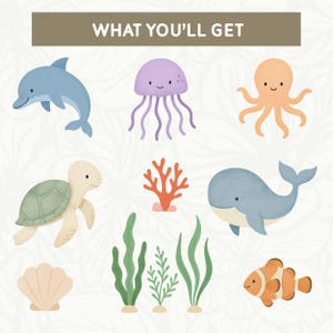 Printable Under the Sea Big Decor Cutout, Oneder the Sea Party Decor ...