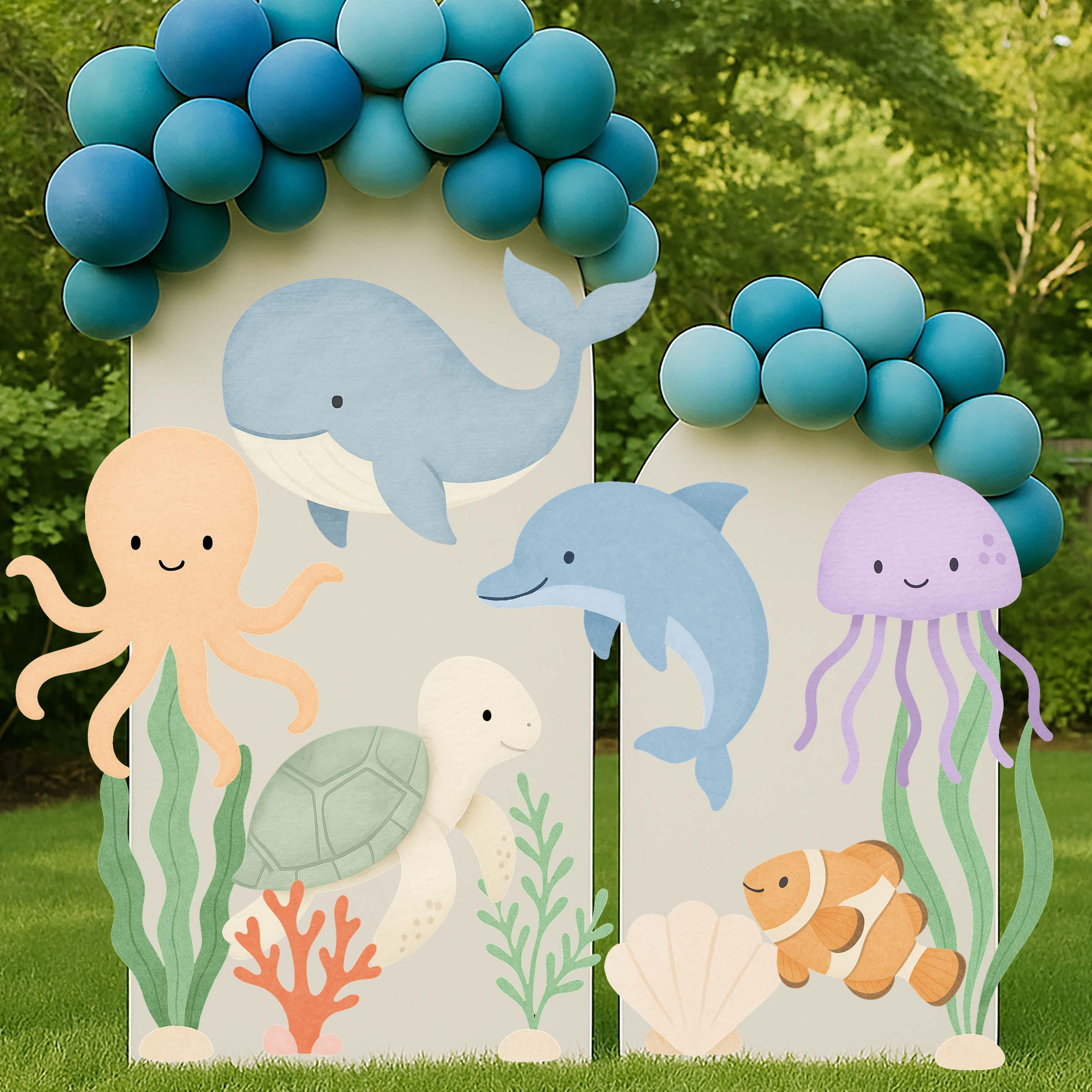 Printable Under the Sea Big Decor Cutout, Oneder the Sea Party Decor ...