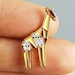 Giraffe Gift,origami Giraffe Soft Enamel Pin,enamel Pin,origami Jewelry ...
