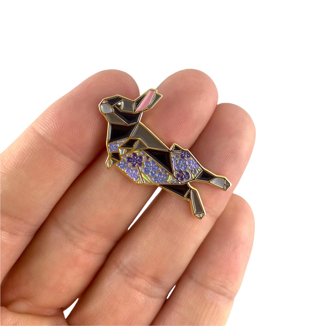Binky Bunny Enamel Pin,bunny Enamel Pin,bunny Pins,bunny Gifts,rabbit ...