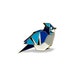 Bluejay Enamel Pin,enamel Pins,blue Jay Pin,bluejay,origami Bird,bird ...