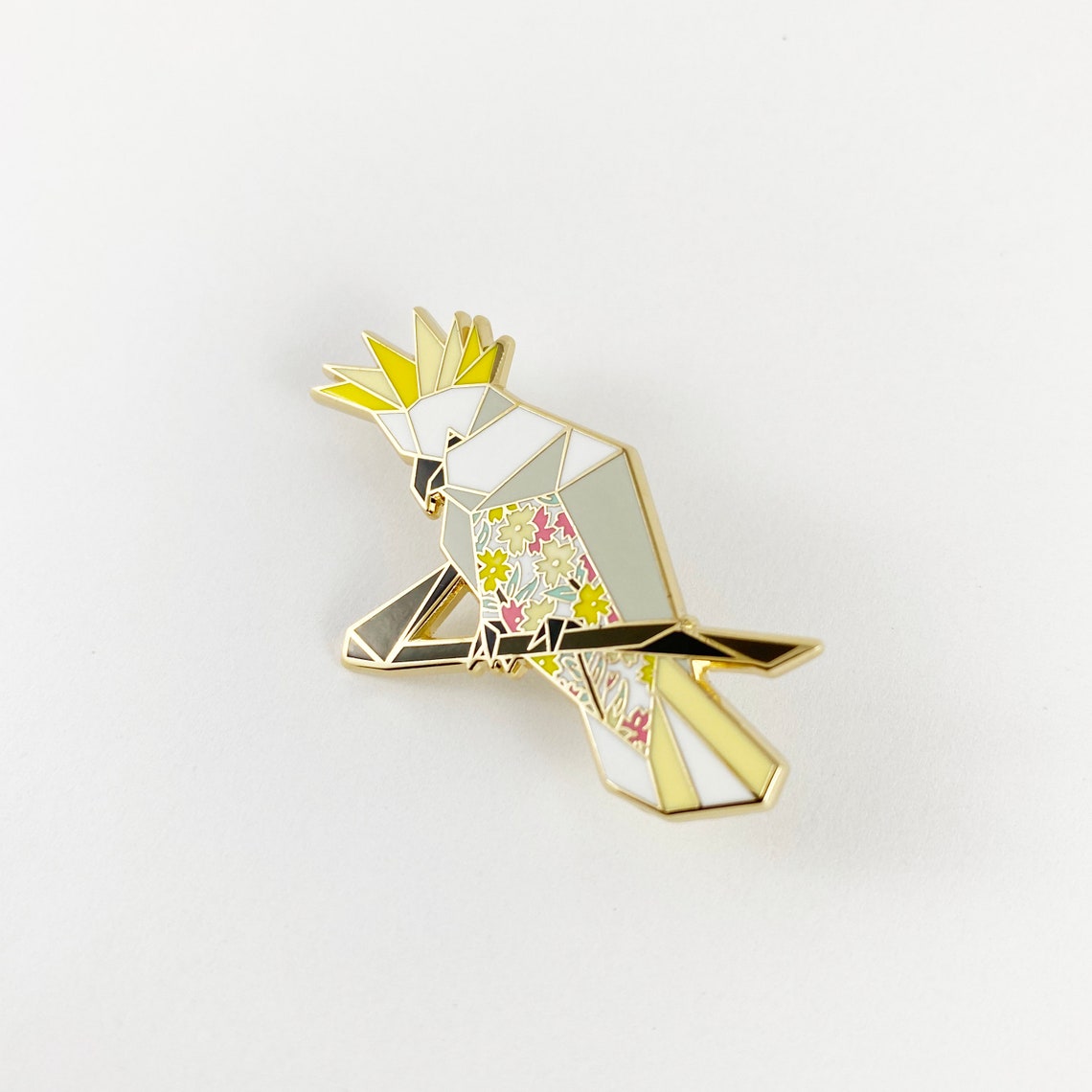 Origami Cockatoo Enamel PinCockatoo Pincockatoo | Etsy