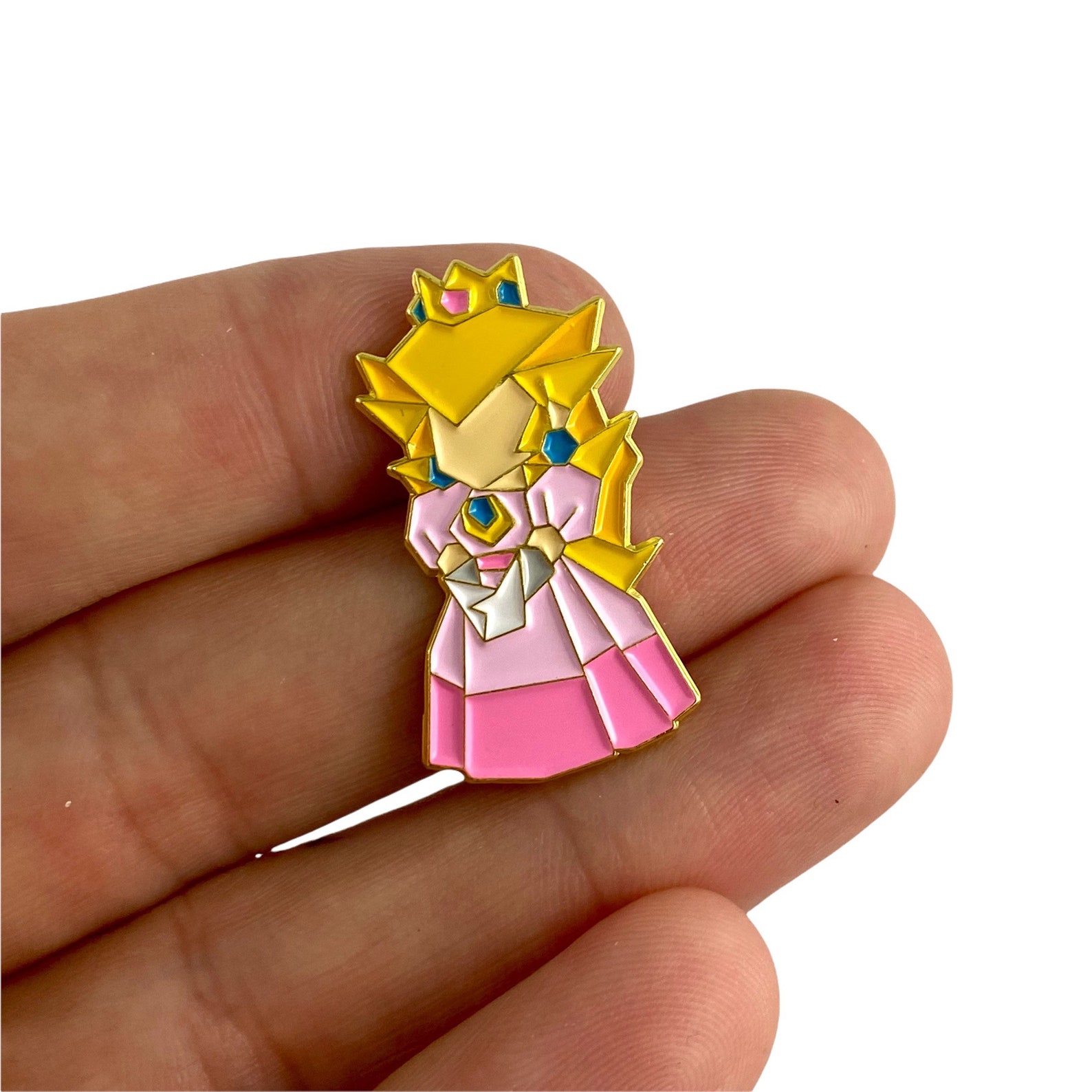 Princess Peach Pinsuper Mario Soft Enamel Pinenamel - Etsy