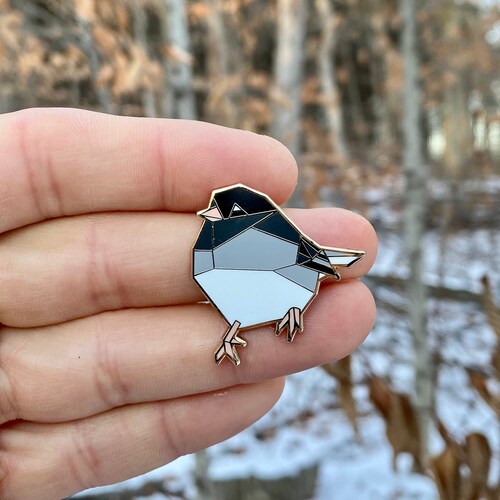 Common Black Hawk Hard Enamel Pin Hawk Pin Bird Pin Art | Etsy