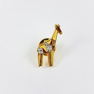Giraffe Gift,origami Giraffe Soft Enamel Pin,enamel Pin,origami Jewelry ...