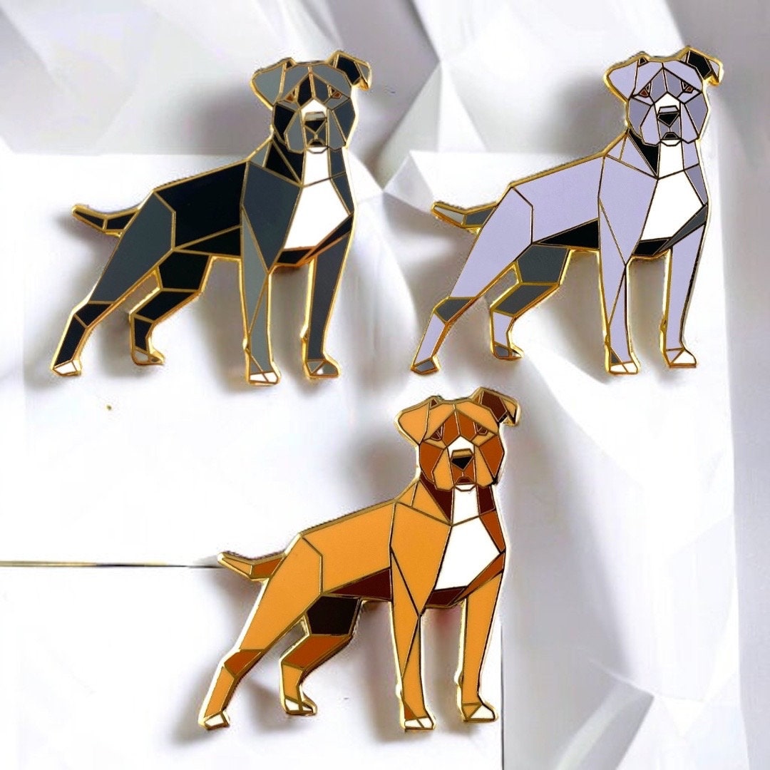 Pit Bull Enamel Pin Set,pit Bull Jewelry,dog Pin,dog Gift,dog Lover,pit ...