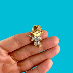 Luke Skywalker Pin,star Wars Gift,origami Luke Skywalker Pin,skywalker ...
