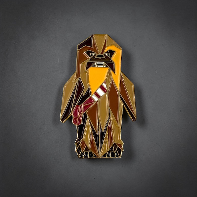 Chewbacca Enamel Pin – Star Wars Gift, Wookiee Pin Badge, Star Wars Fan ...