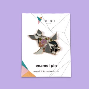 Origami Seal Enamel Pin,seal Enamel Pin,seal Pin,seal Gifts,canadian ...