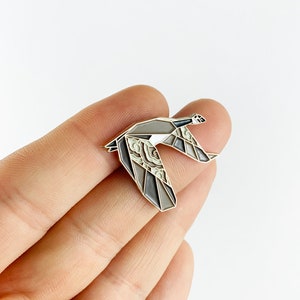 Origami Canada Goose Enamel Pin: Canadian Bird Jewelry - Etsy