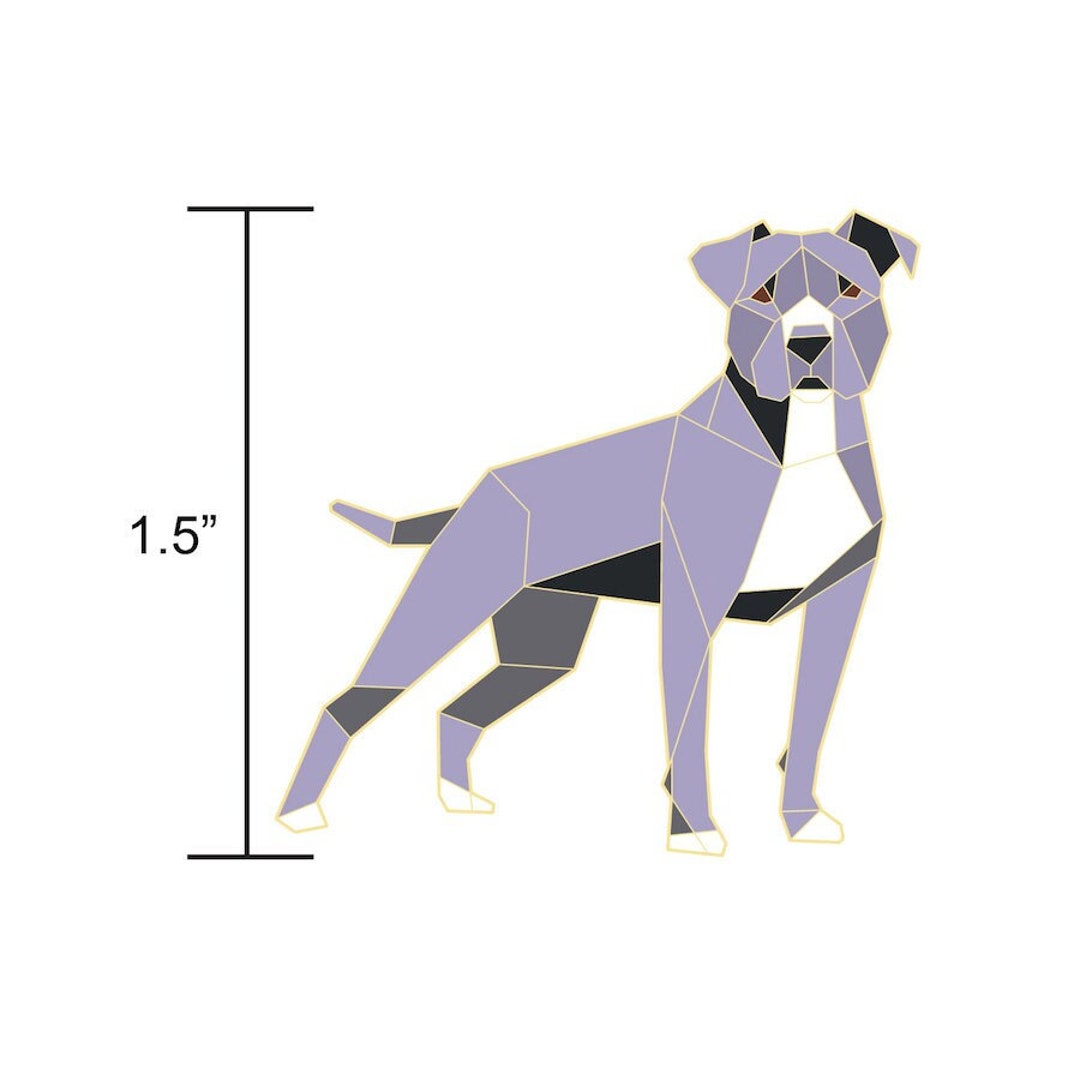 PREORDER: Blue Pit Bull Enamel Pinpit Bull Jewelrydog - Etsy