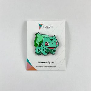 Bulbasaur Pin,bulbasaur Soft Enamel Pin,pokemon Enamel Pin,pokemon ...