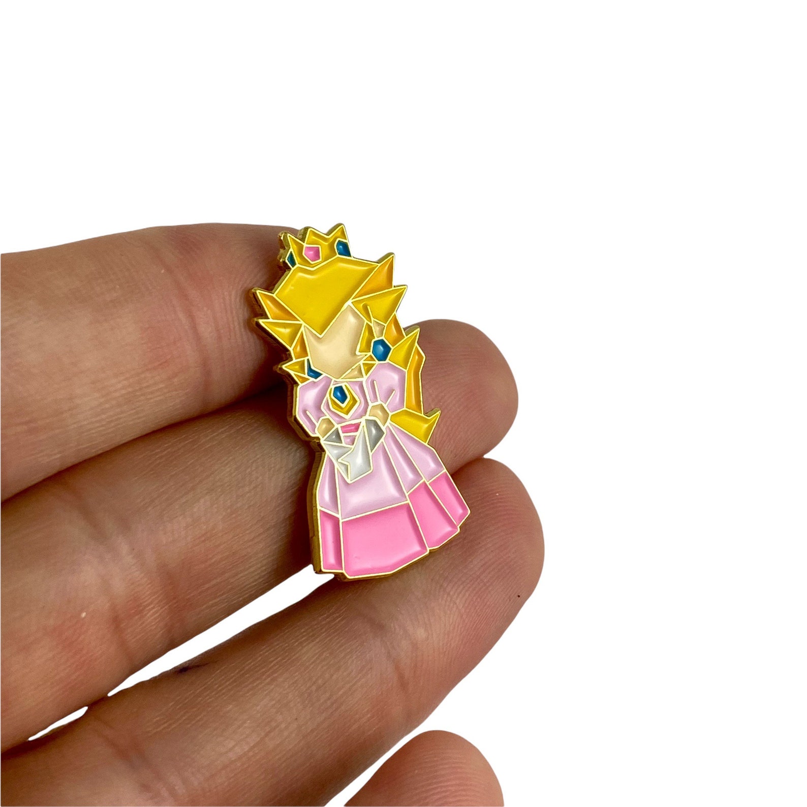 Princess Peach Pinsuper Mario Soft Enamel Pinenamel - Etsy