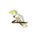 Origami Cockatoo Enamel Pin,cockatoo Pin,cockatoo Gifts,australian Pin ...