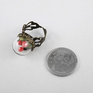 Toadstool Mushroom Terrarium Ring,forest Ring,nature Jewelry,magic ...