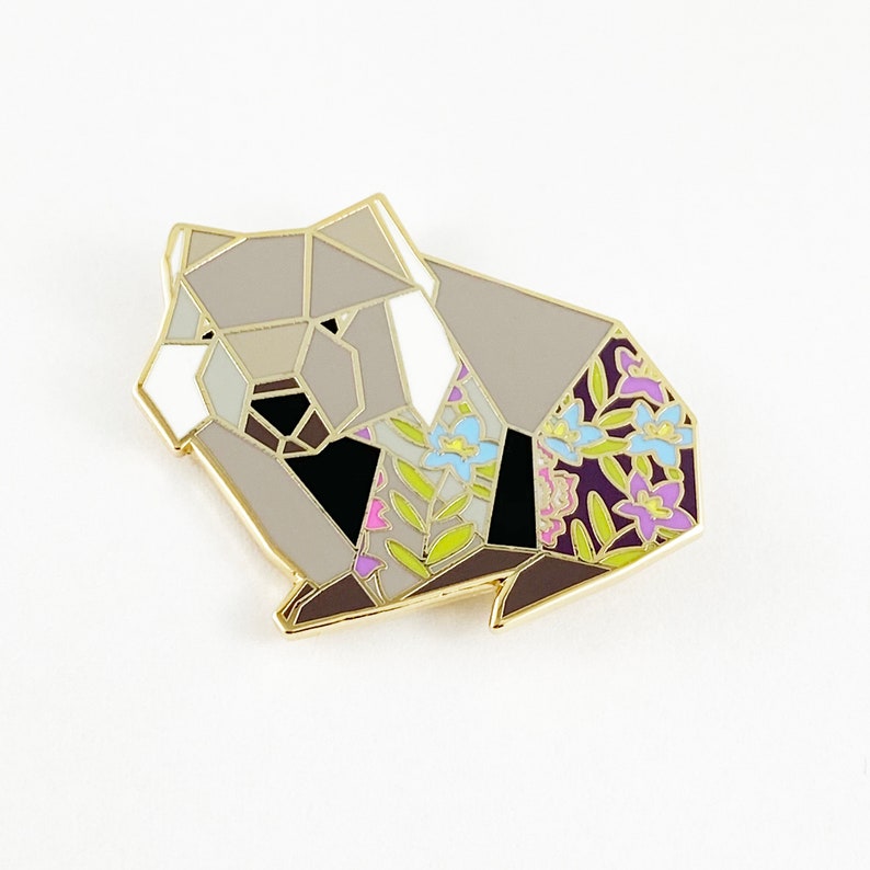 Origami Wombat Enamel Pin,wombat Enamel Pin,wombat Pin,wombat Gifts ...