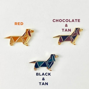 Red Dachshund Enamel Pin,dachshund Pin,dachshund Gifts,dog Pin,dog Gift ...