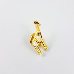 Giraffe Gift,origami Giraffe Soft Enamel Pin,enamel Pin,origami Jewelry ...