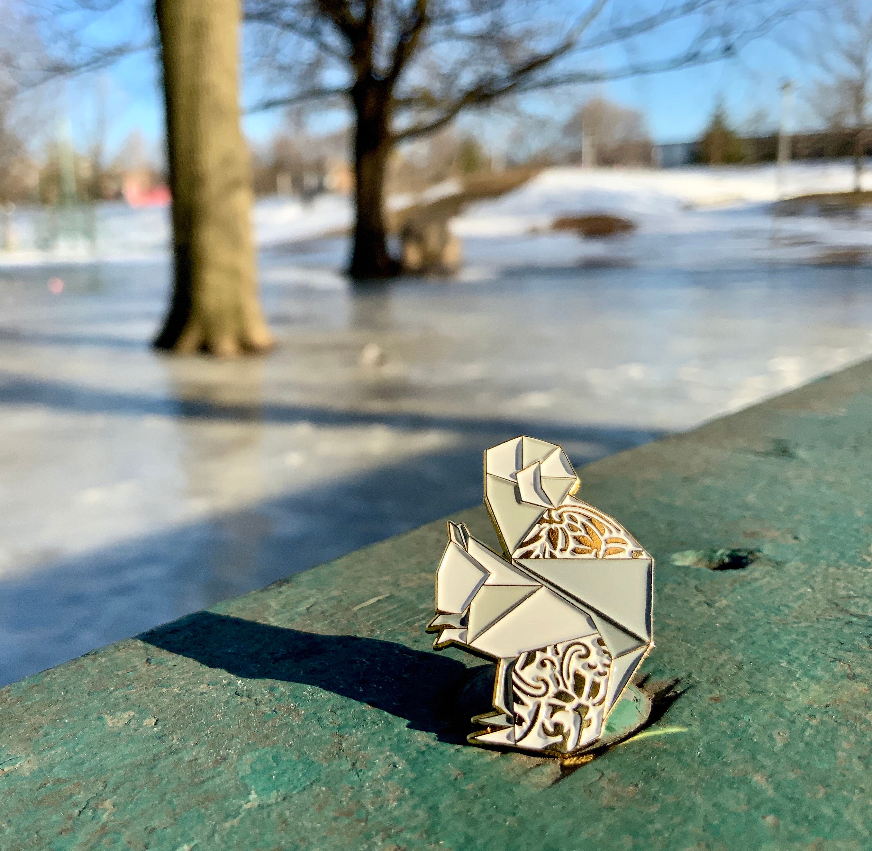 Squirrel Enamel PinEnamel PinSquirrel PinSquirrel | Etsy