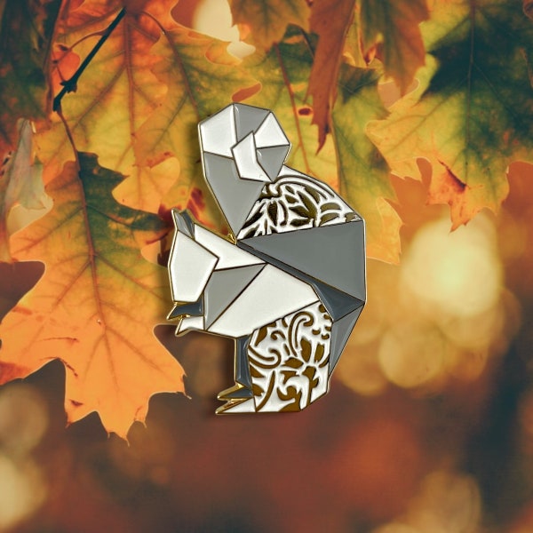 Squirrel Pin - Etsy