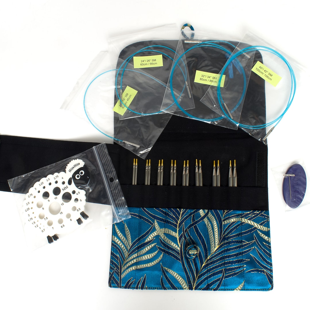 Hiyahiya Circular Needles steel Regular Small 5 Inch Premium Knitting ...