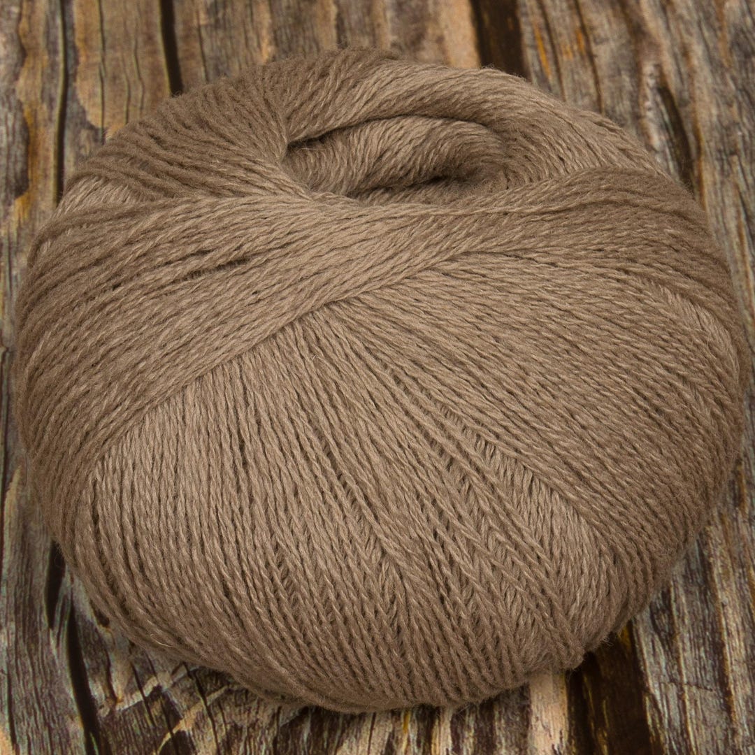 Merino Lace Yarn (dyed Beige) 50g 400m 2 Ply Wool Knitting Crochet ...