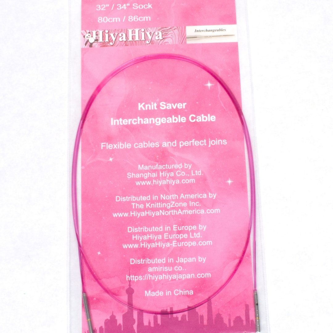 Hiyahiya Interchangable Cablebr/32 Inch Miniature Knitting Cable ...