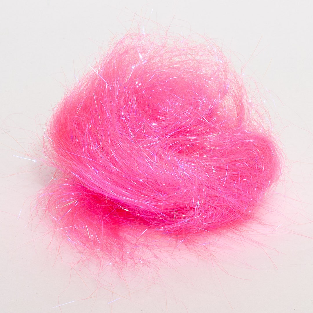 Angelina cotton Candy 10g Sparkly Fibre for Spinning Felting - Etsy ...