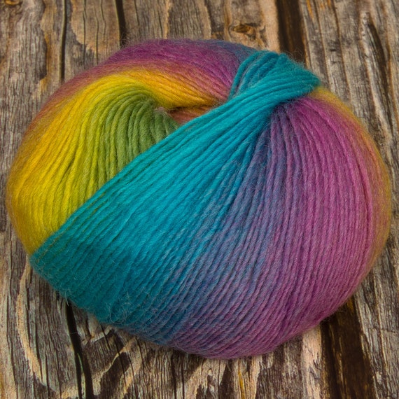Variegated wool yarn store