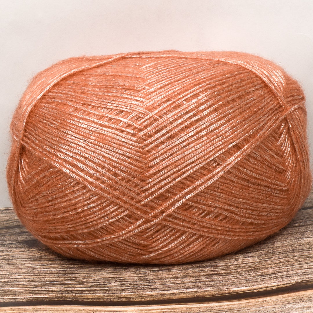 Whisper Yarn (dyed Apricot) 8 Ply DK 100g 300m Acrylic Polyester Soft ...