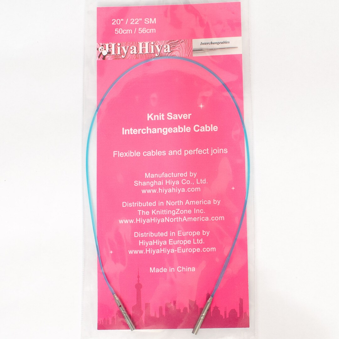 Hiyahiya Interchangable Cable 20 Inch Small Knitting Cable Connector ...