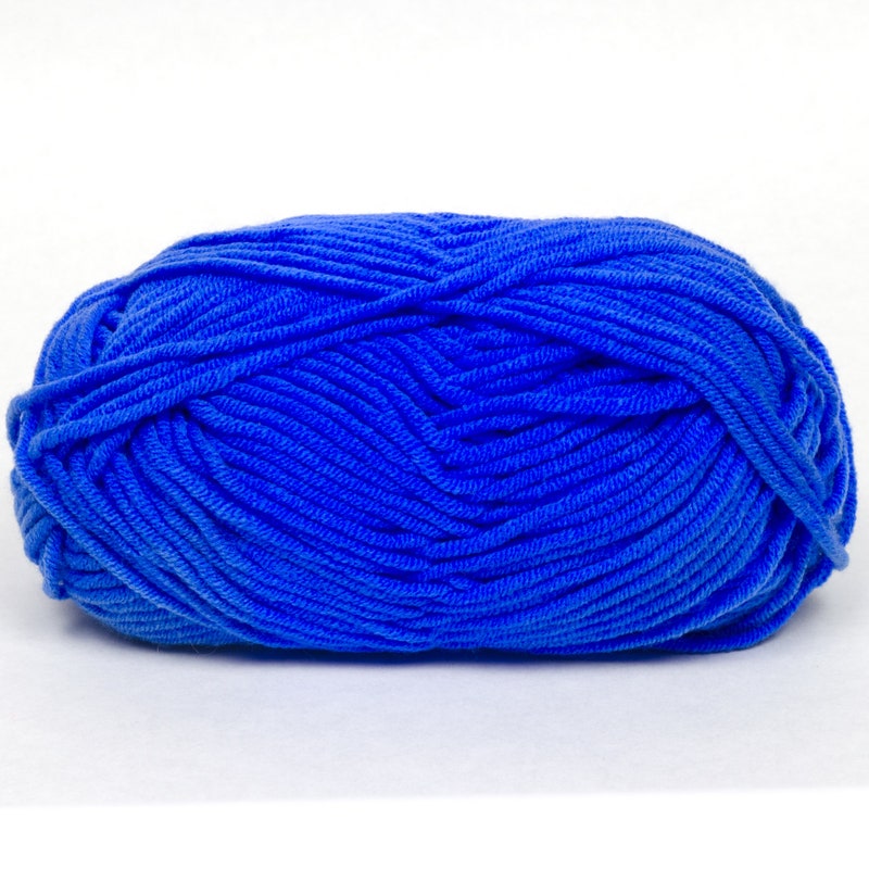 Royal Blue Acrylic Yarn - Etsy