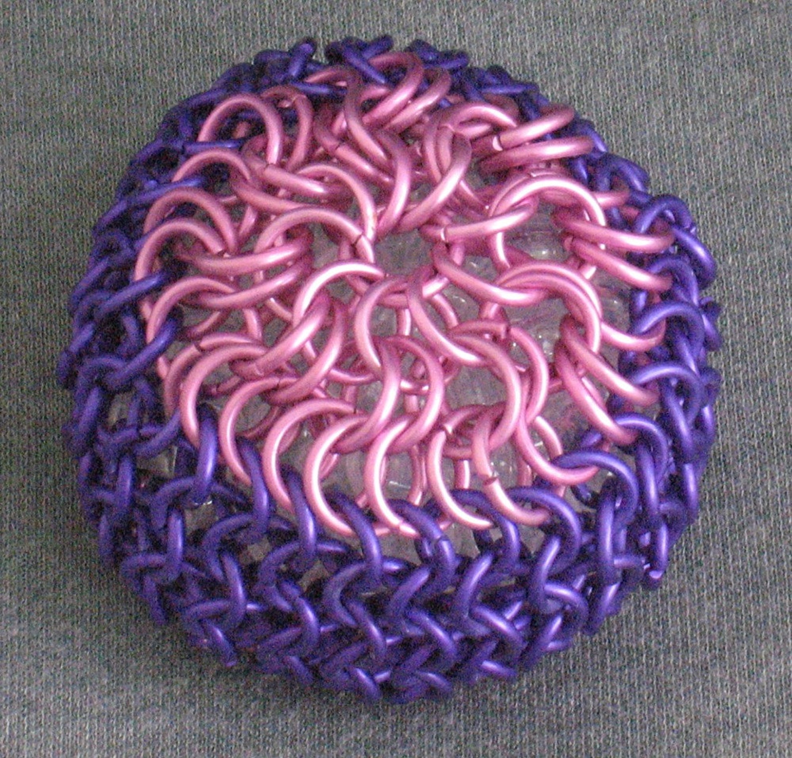 Pink and Purple Chainmail Foot Bag, Hacky Sack, or Juggling Ball - Etsy