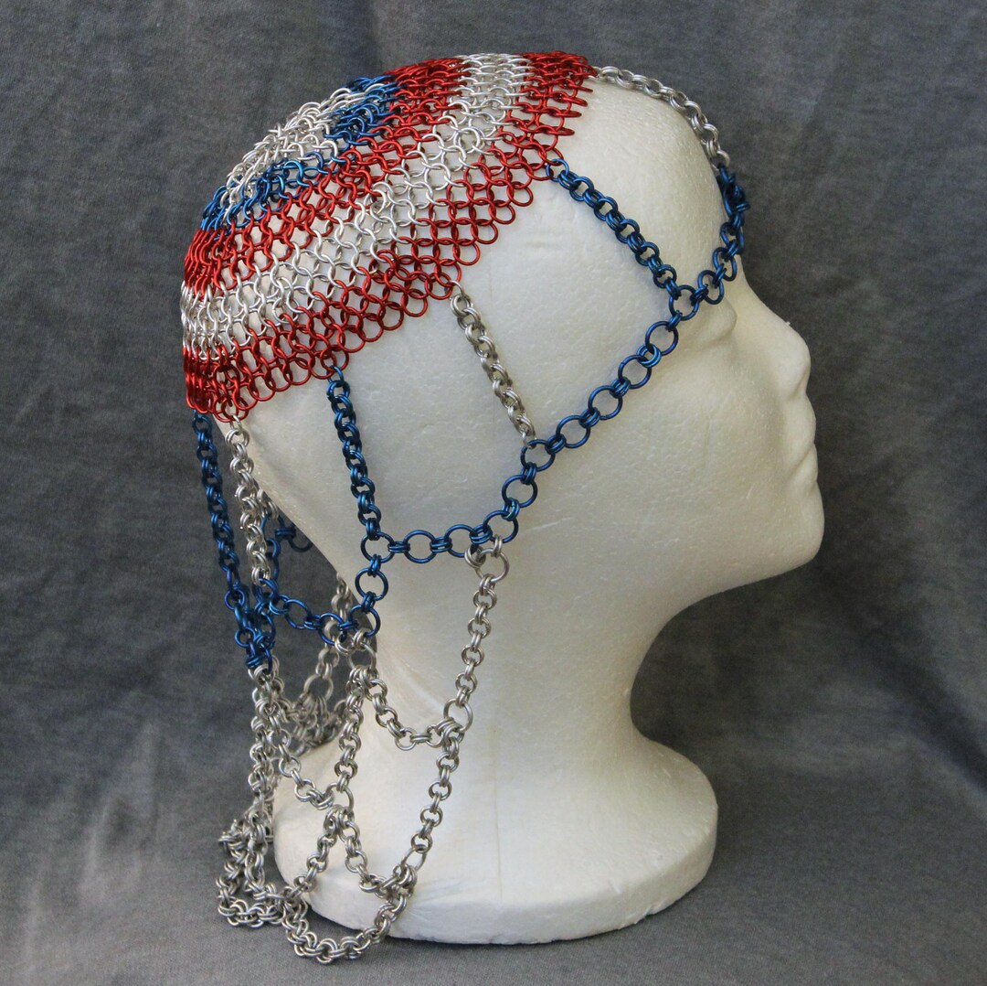Cap Chainmaille Headdress - Etsy