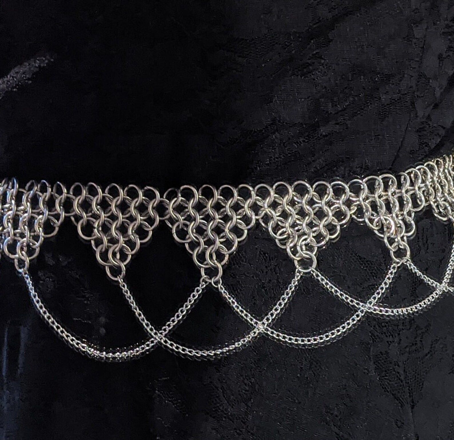 Chainmaille Belly Dancer Belt (any Size) - Etsy