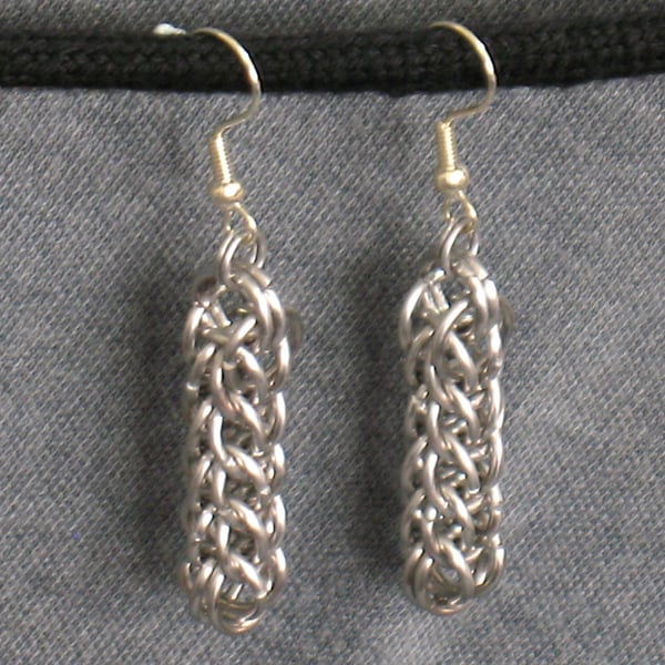 Chainmail Earrings - Etsy