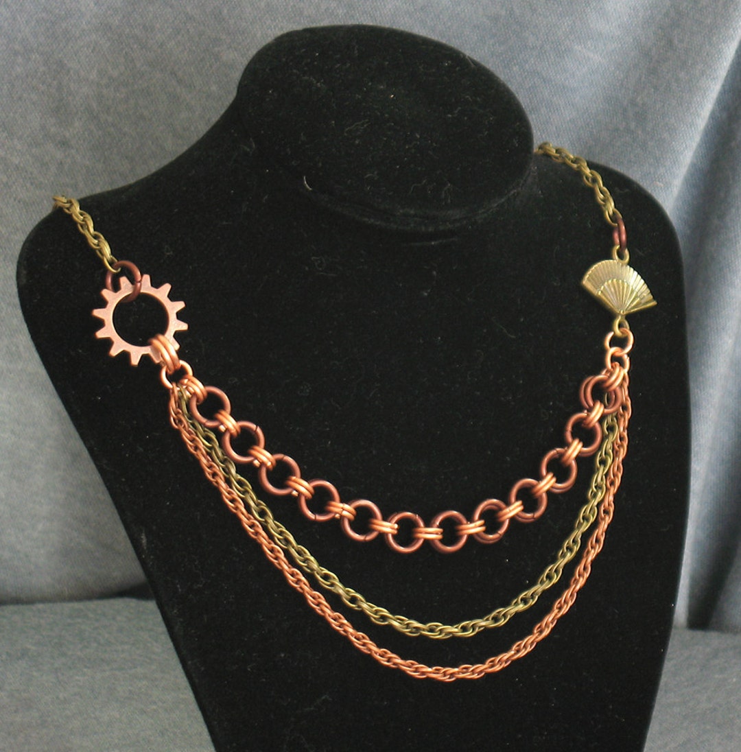 Clockwork Lady Chain Necklace - Etsy