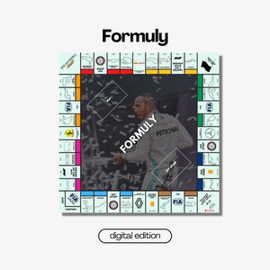 Formuly F1 Monopoly Edición Formula 1 Juego De Mesa F1 F1 Cartas ...
