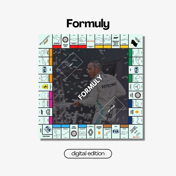 F1 Monopoly - Etsy